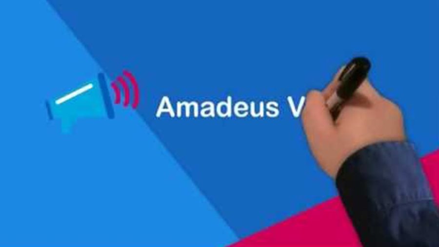 Amadeus logo - Congas Instrumento